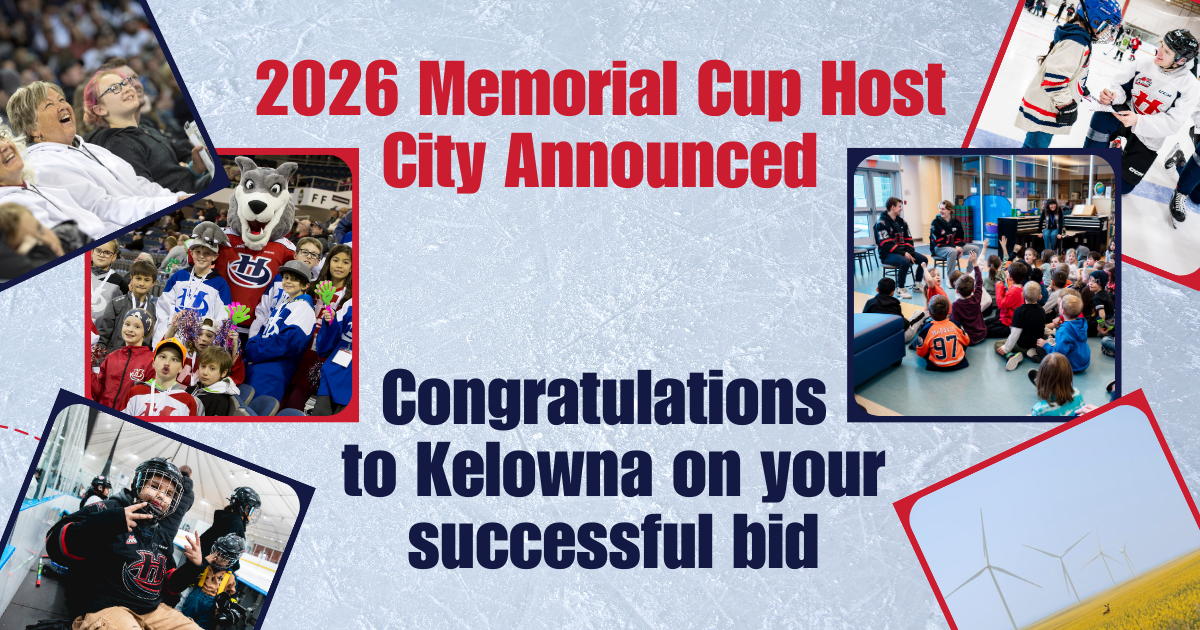 2026 Memorial Cup Host City Announced | Lethbridge Sport Council